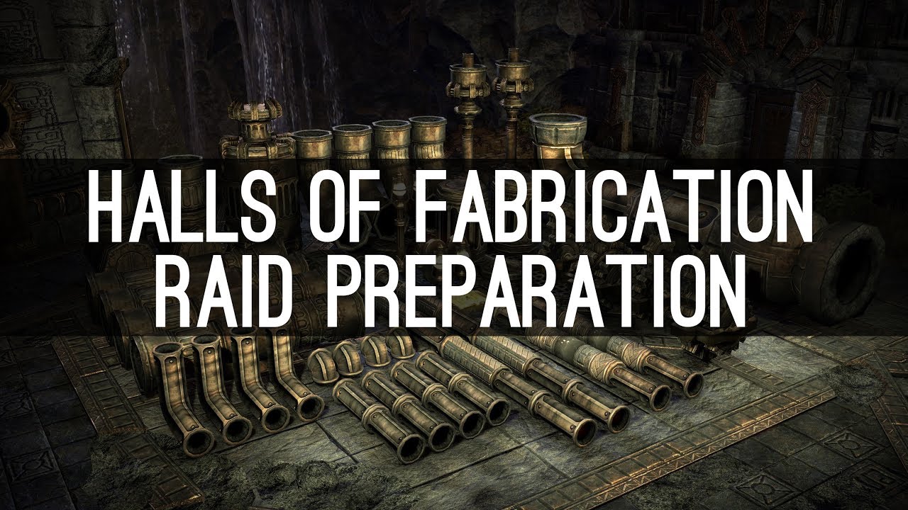 Halls of Fabrication, Raid Preparation - Morrowind ESO - YouTube