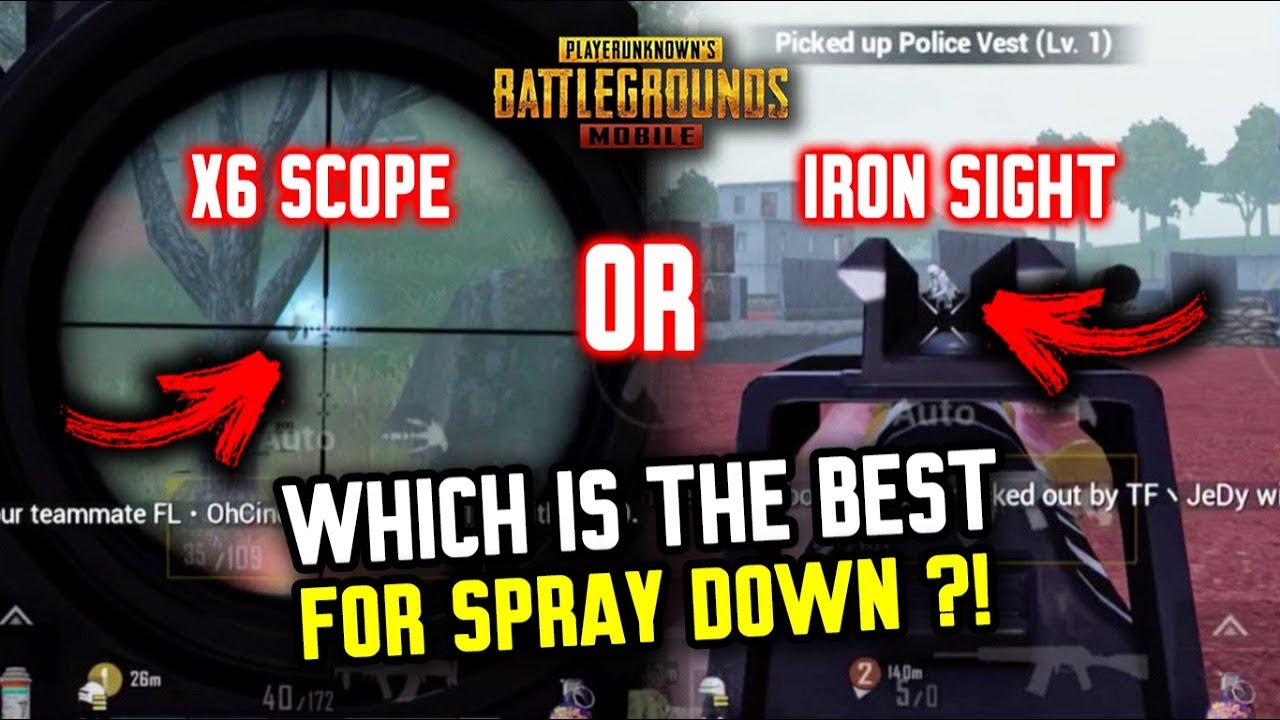 sBINGUNG ?! APA SCOPE PALING BAIK BUAT SPRAY ?? SCOPE X6 ATAU IRON ...