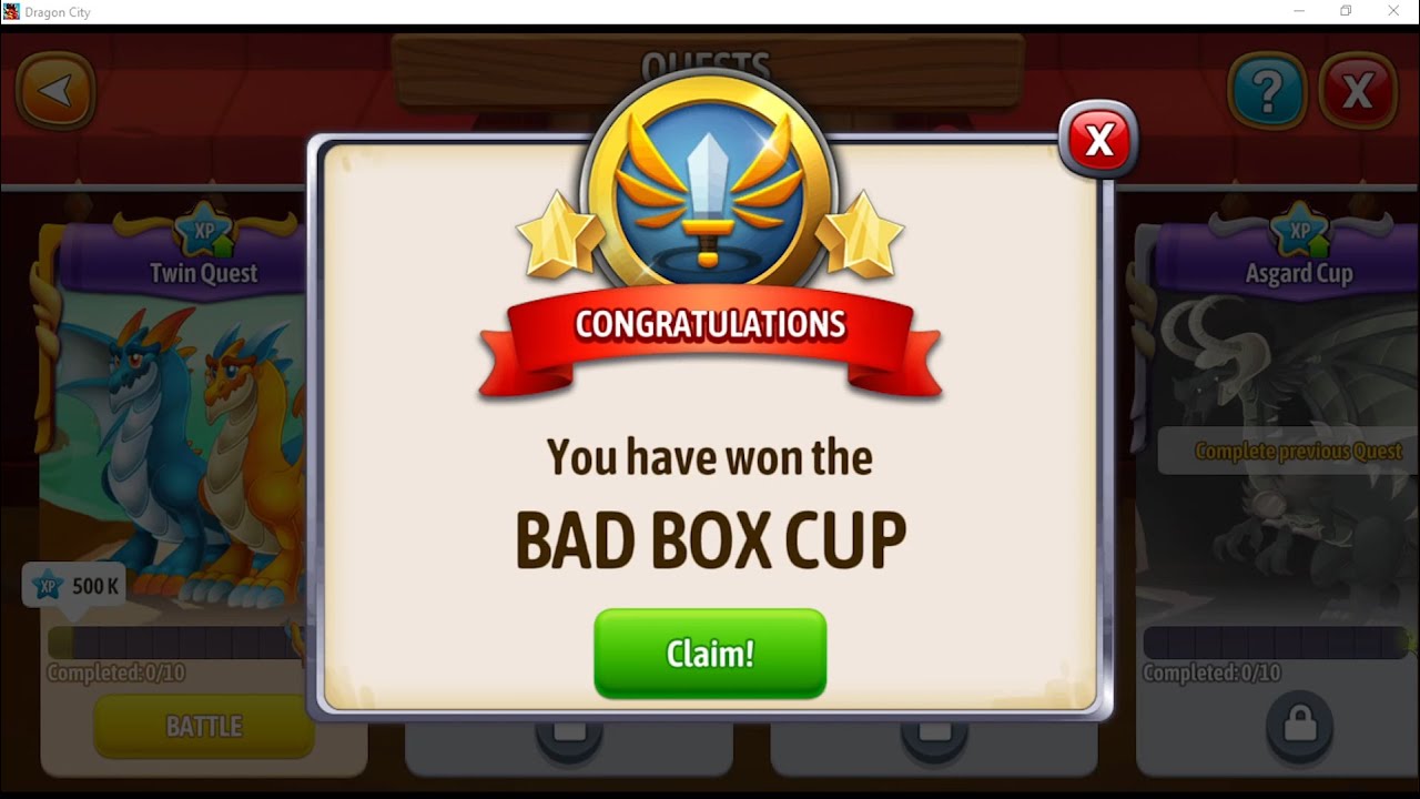 I Won the Bad Box Cup (yahoo!!!!!!!) - YouTube