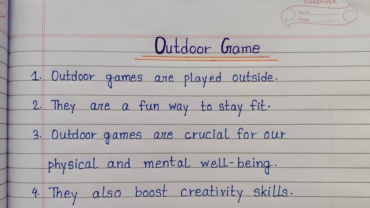 10 Lines Essay On Outdoor Game Essay On Outdoor Game In English 10-lines-essay-on-outdoor-game-essay-on-outdoor-game-in-english