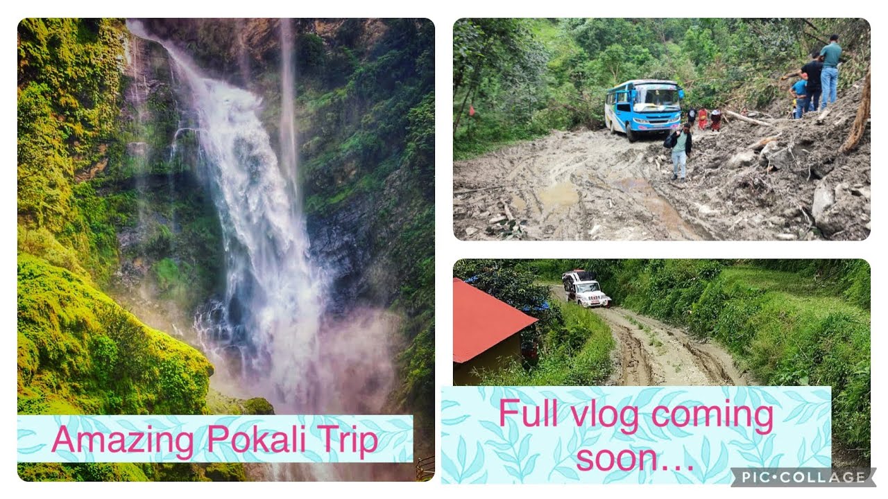 Amazing trip to pokali | 2nd highest waterfall in Nepal? Monsoon trip ...