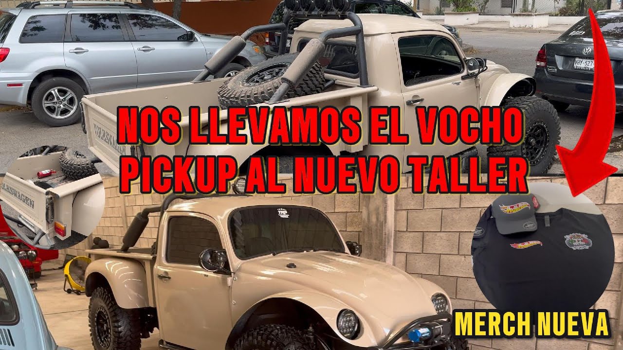 Llevamos el VOCHO PICKUP al NUEVO TALLER ! - YouTube