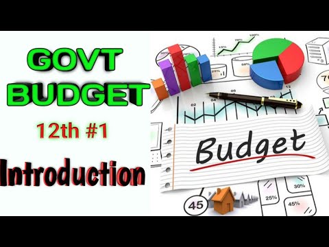 #1_Govt Budget_Introduction_Macro Economics - YouTube