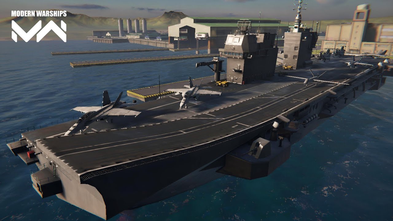 IT TRIESTE assault carrier in action : Modern Warships - YouTube