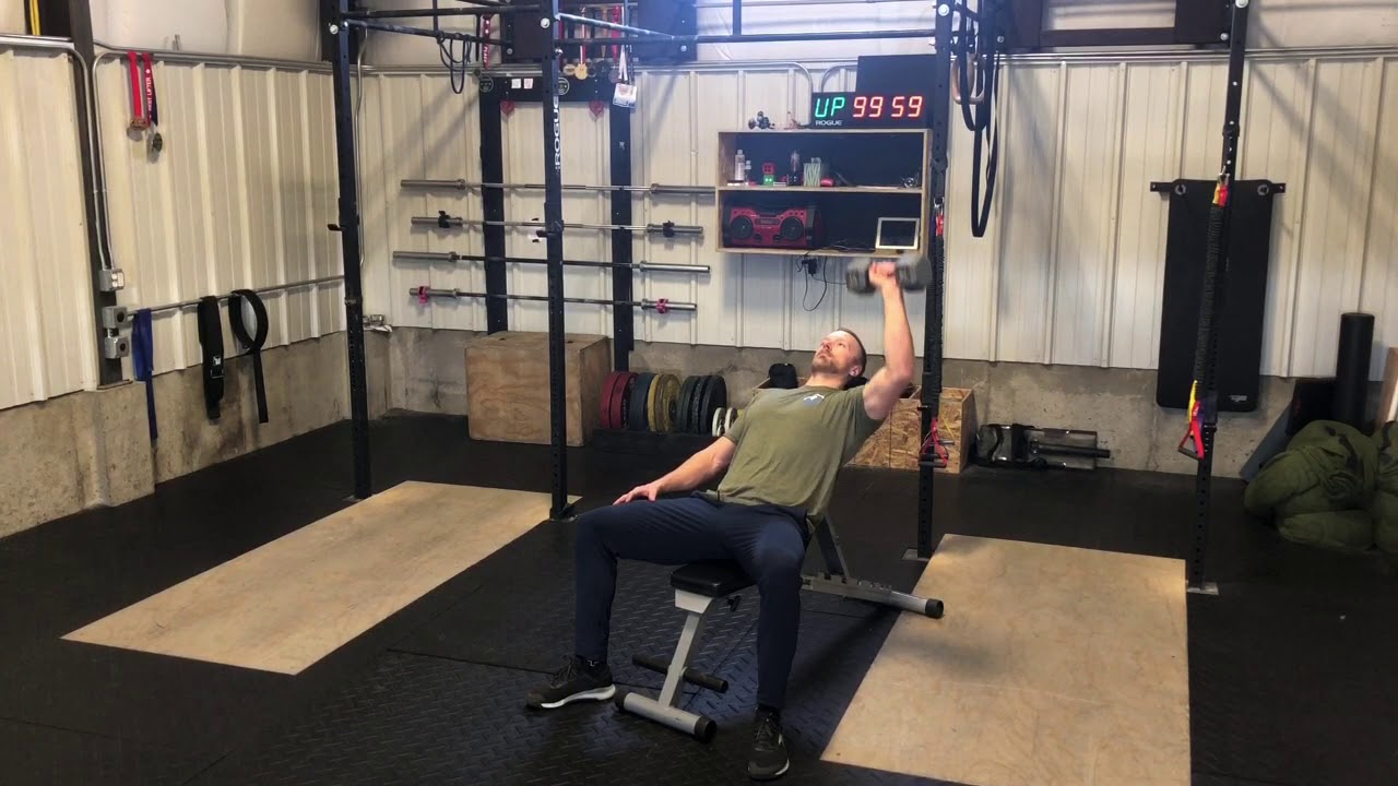1 Arm Incline Dumbbell Bench Press - YouTube