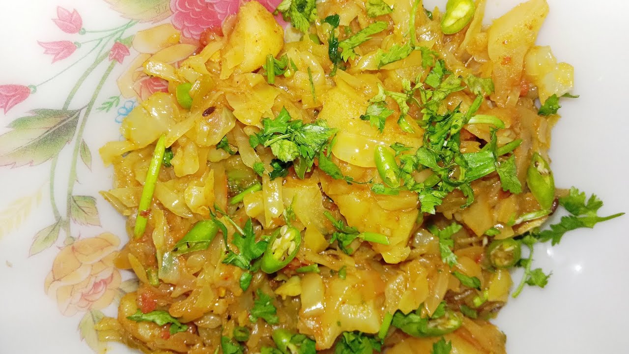 Band Gobhi Ya Patta Gobi Fast,Simple & Easy Cabbage Sabzi Recipe By ...