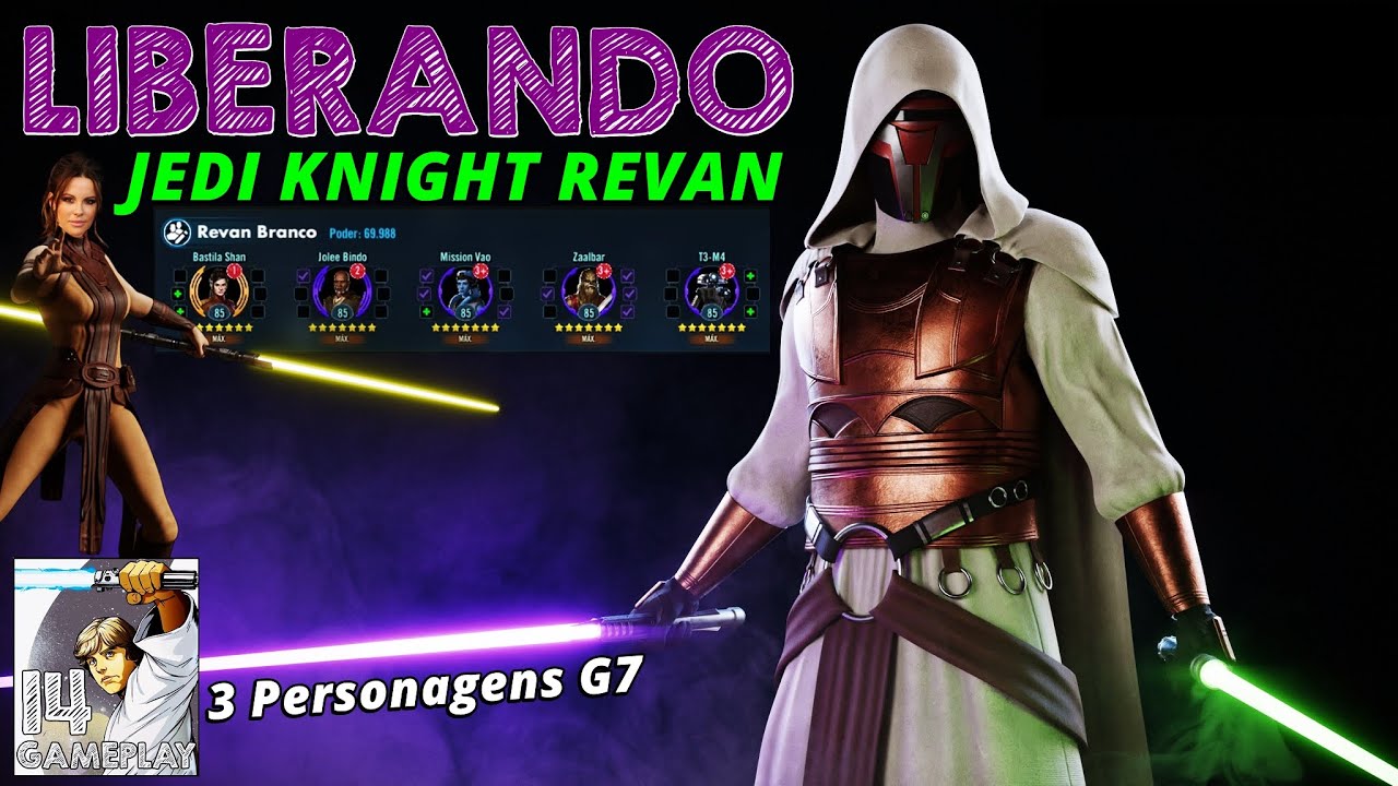 LIBERANDO JEDI REVAN SWGOH |14GAMEPLAY - YouTube