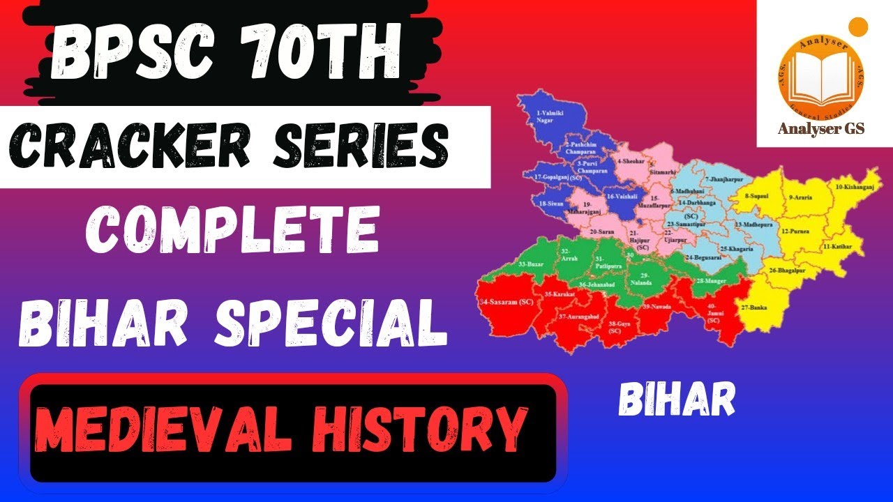 COMPLETE MEDIEVAL HISTORY | BIHAR SPECIAL | CRACKER SERIES | 70TH BPSC ...