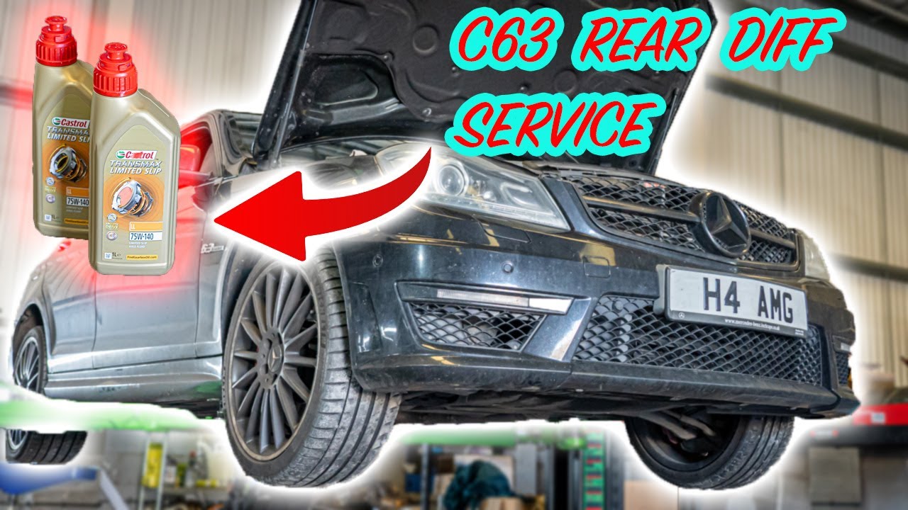 Mercedes C63 Rear Diff Service - YouTube