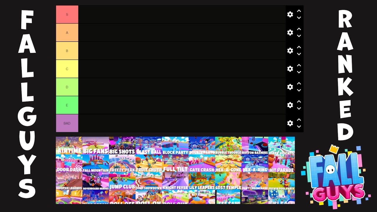 Ranking Every Fall Guys Levels - Pringles Domain - YouTube
