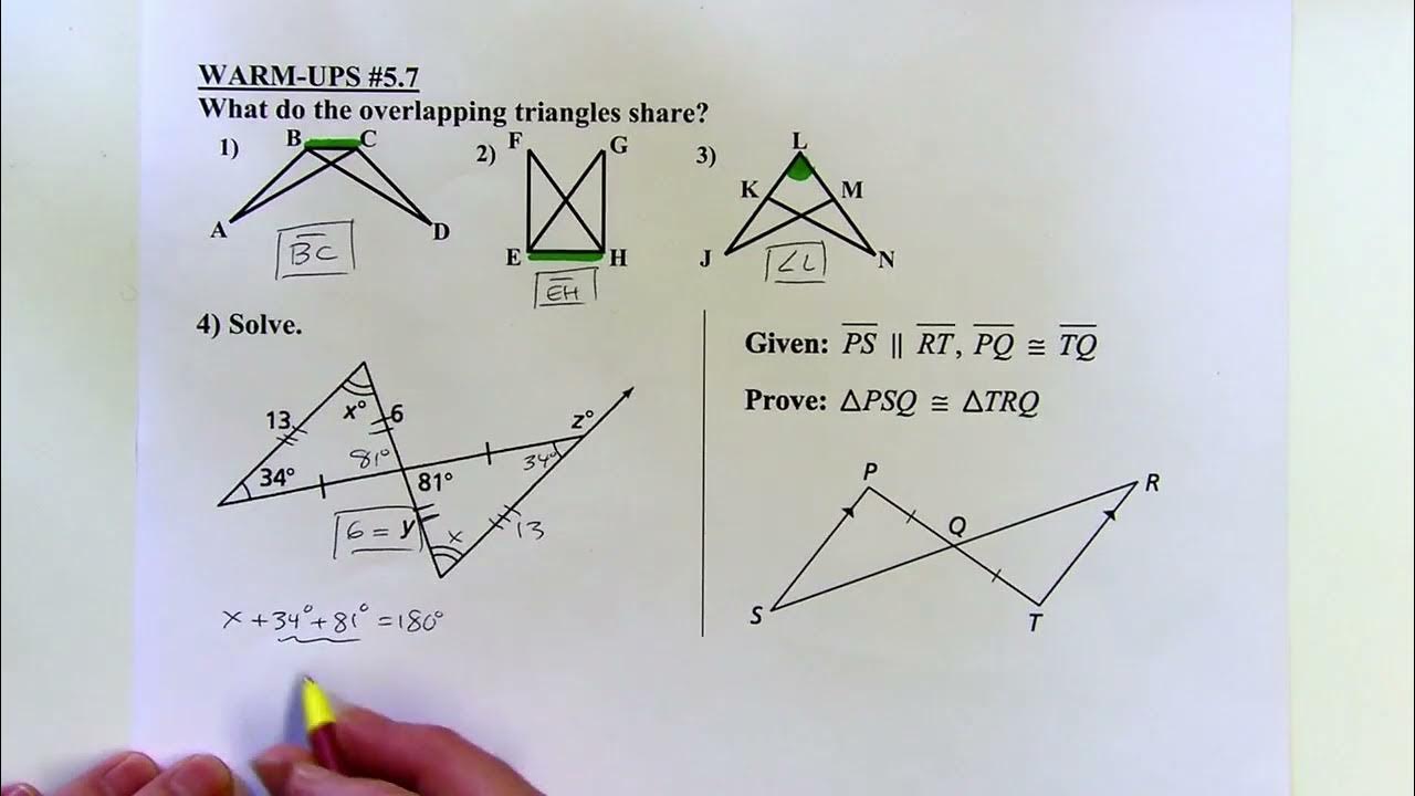 Geometry - Warm up #5.7 - YouTube