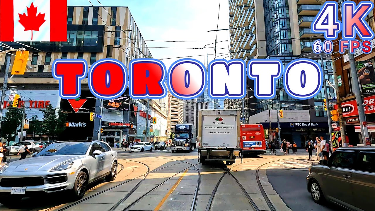 Toronto Drive Part 5/7, Metropol City in Canada 4K - UHD - YouTube
