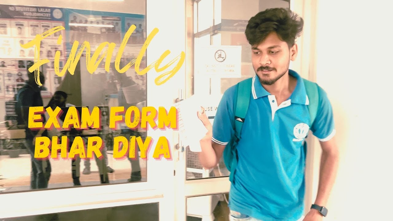 Finally Exam form bhar diya | bajaj Institute of technology wardha # ...