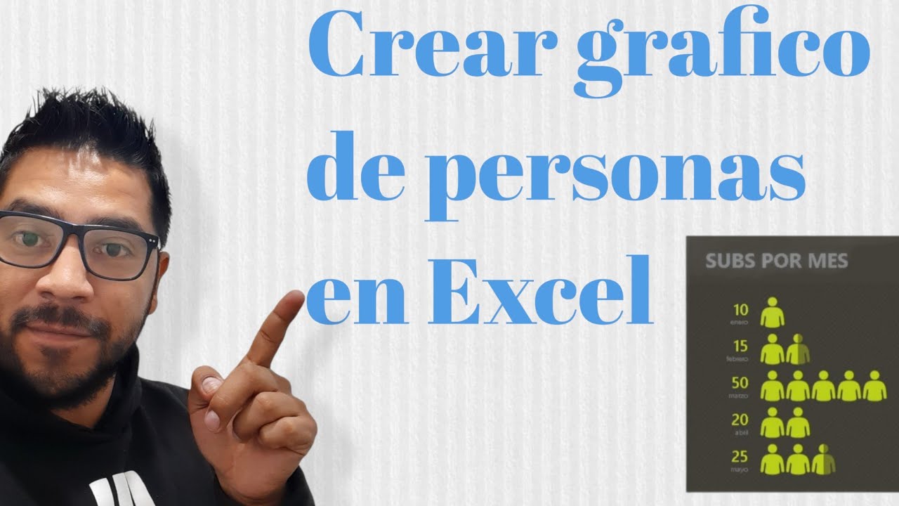 🔥Como crear Grafico de Personas en Excel !!! 👍👤👥 - YouTube