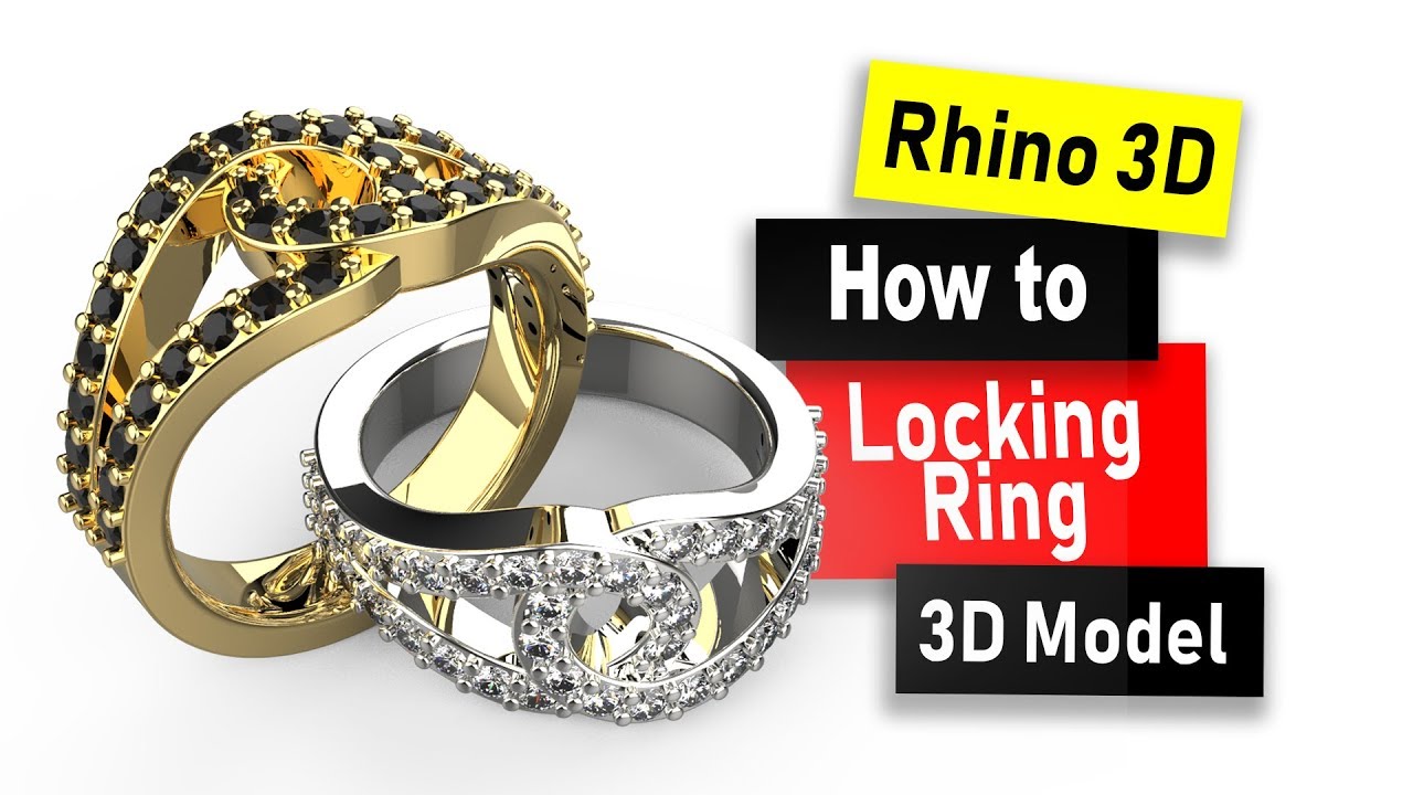 Design a Locking Ring Model in Rhino 6: Jewelry CAD Design Tutorial #84 ...