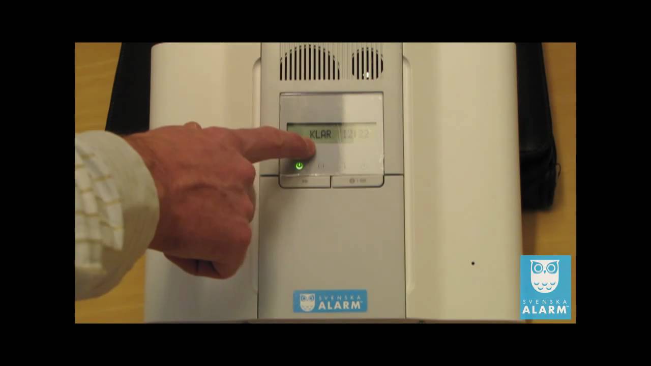 Instruktionsvideo - Larma av din bostad (Hemlarm, inbrottslarm ...