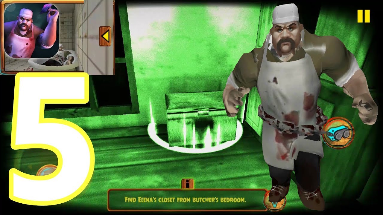 Scary Butcher 3D - Closet Prank - Gameplay Walkthrough 2019 FHD (Part 5 ...