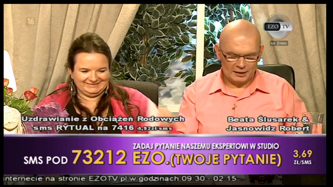 Ezo TV, 4.03.2017, 20:05-02:15, Beata Ślusarek i Jasnowidz Robert, cz.3 ABC - YouTube