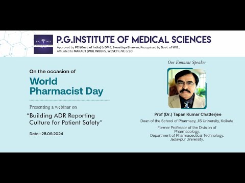 Building ADR Reporting Culture for Patient Safety - YouTube