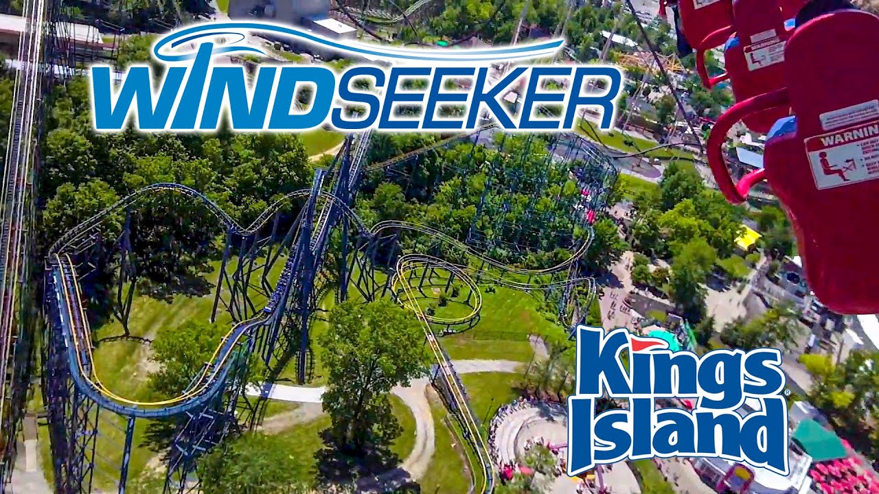 2019 Kings Island WindSeeker On Ride HD POV - YouTube