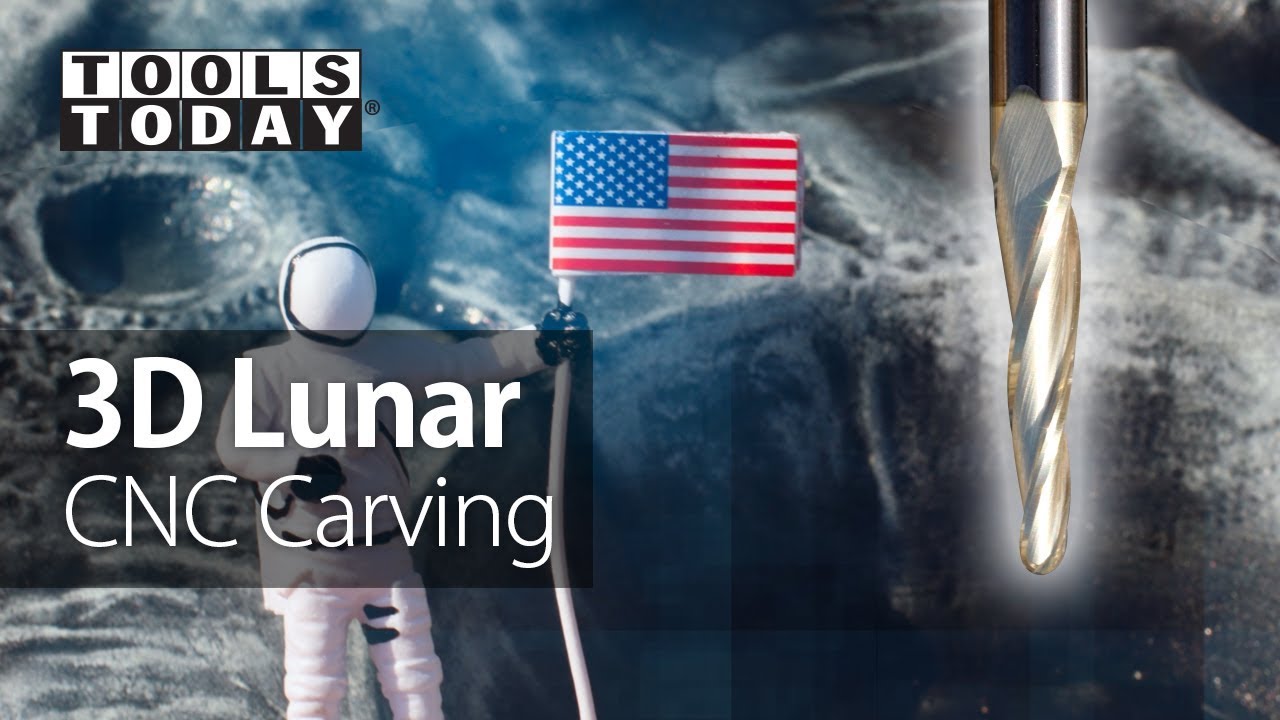 CNC Project: 3D Lunar Carving | ToolsToday - YouTube