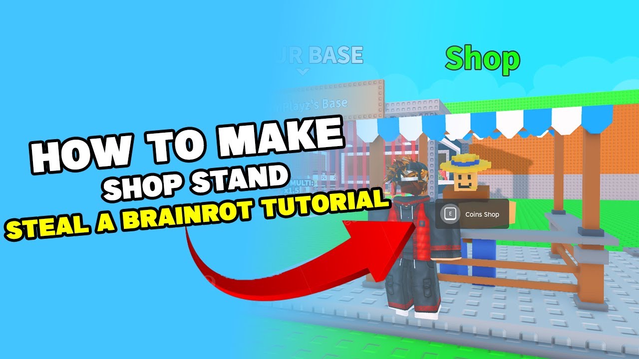 How To Make A Steal A Brainrot Shop In ROBLOX Studio - YouTube