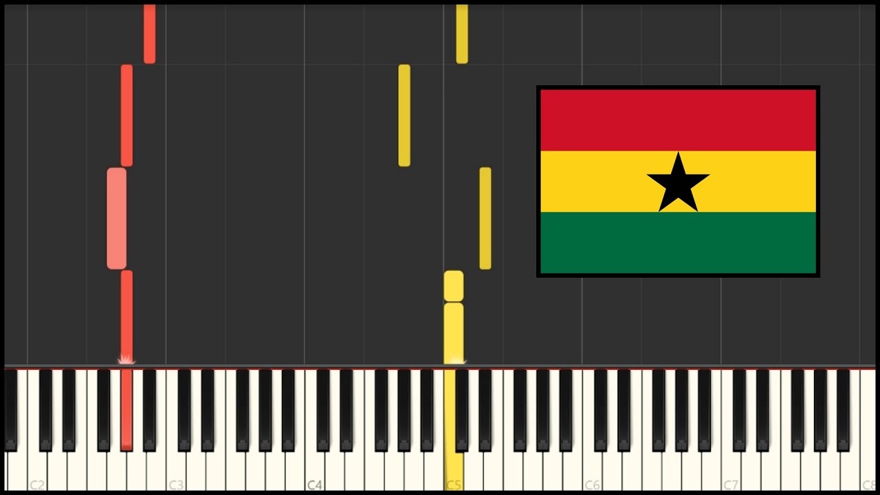 Ghana National Anthem God Bless Our Homeland Ghana Piano Tutorial ghana-national-anthem-god-bless-our-homeland-ghana-piano-tutorial
