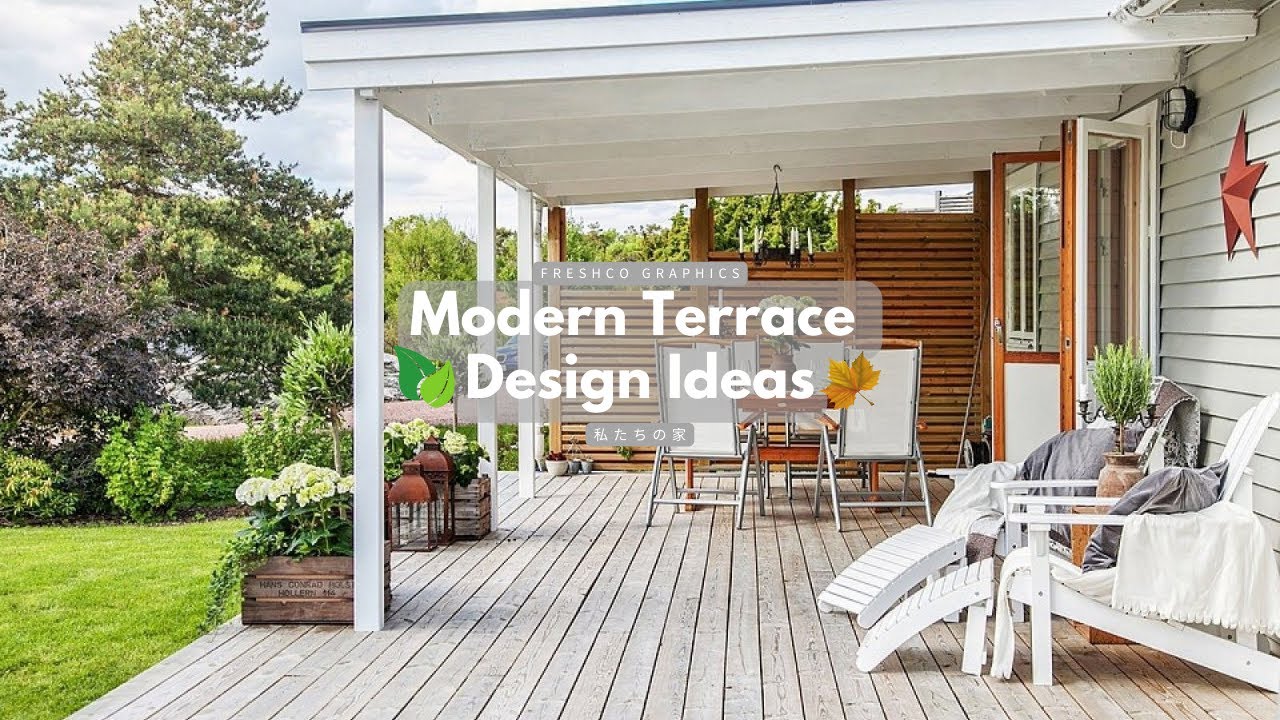 Modern Terrace Design Ideas to Elevate Your Outdoor Space - YouTube