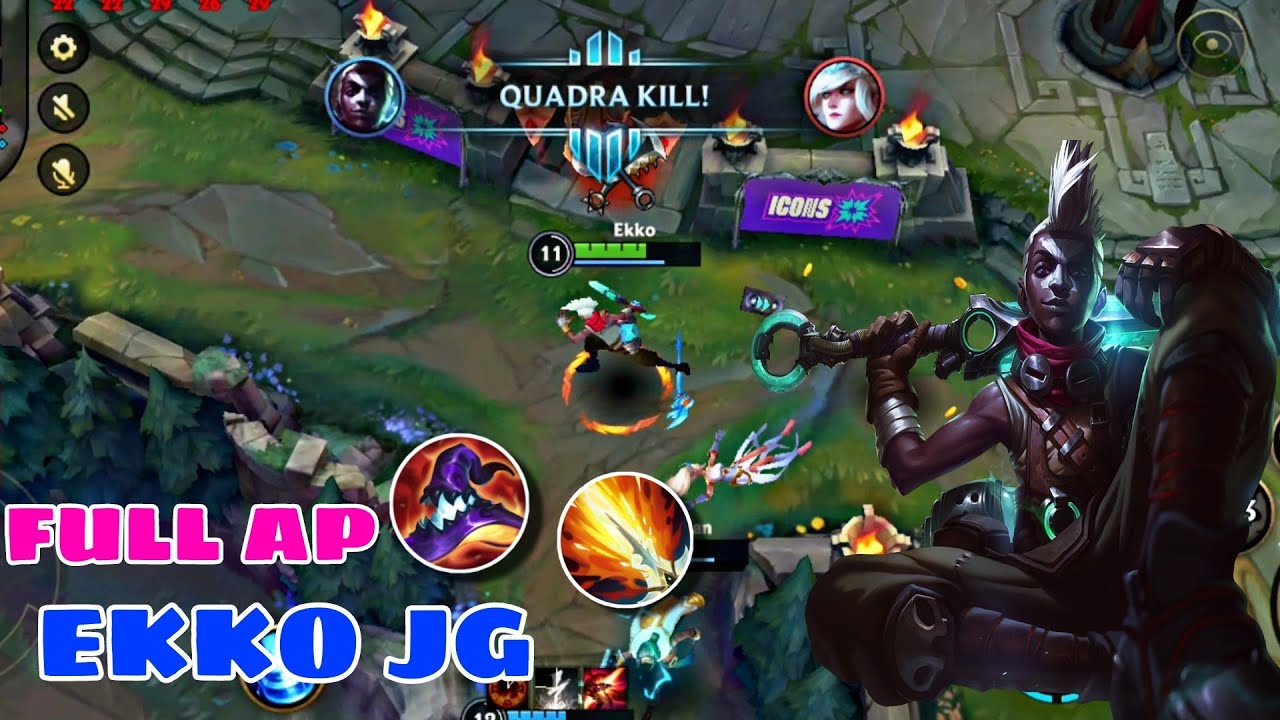 EKKO JG Full AP | WILD RIFT | Gameplay - YouTube