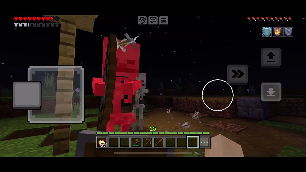 Minecraft wood swords + shield + leather armor vs zombies 🪵 - YouTube