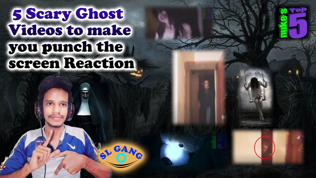5 SCARY Ghost Videos To Make You PUNCH the SCREEN Reaction - YouTube
