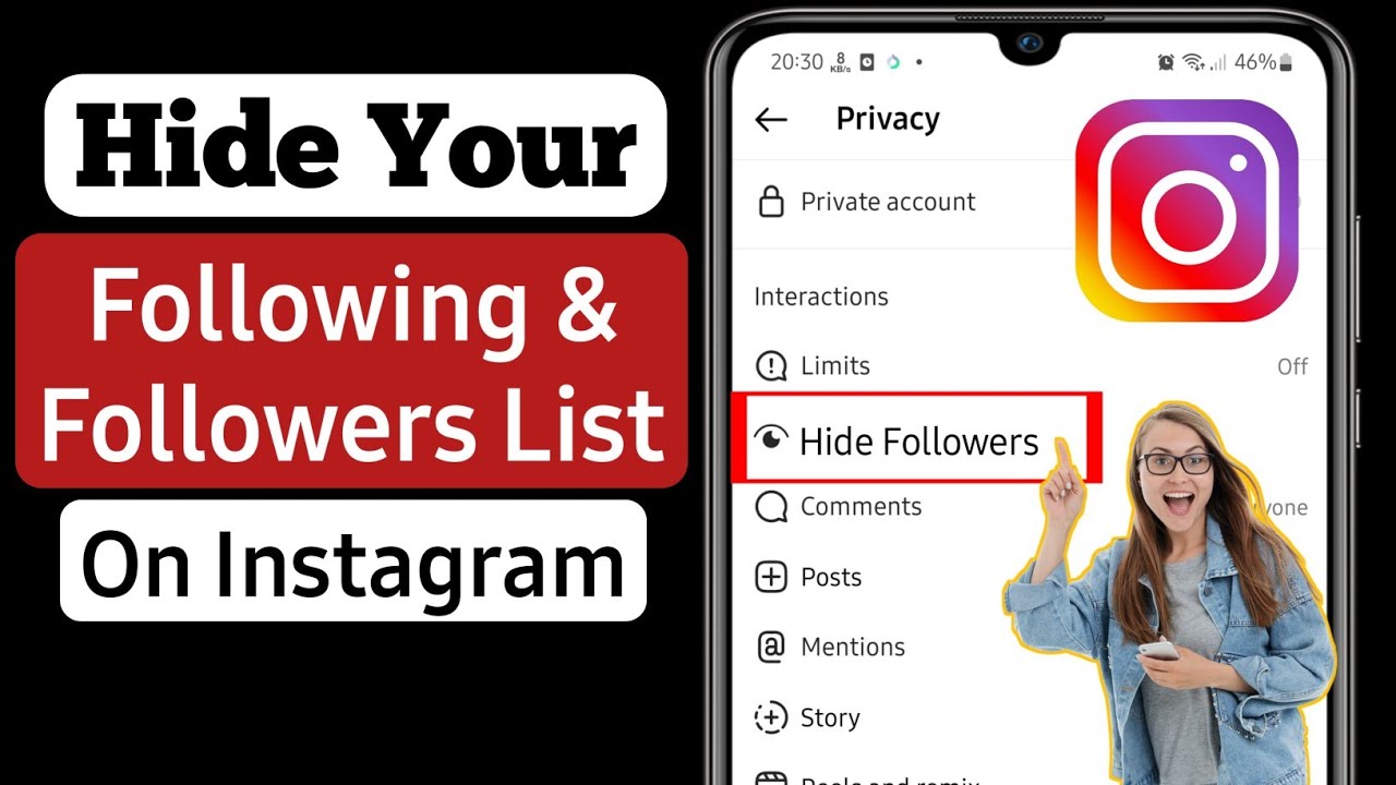 How To Hide Instagram Following Followers List 2022 Hide