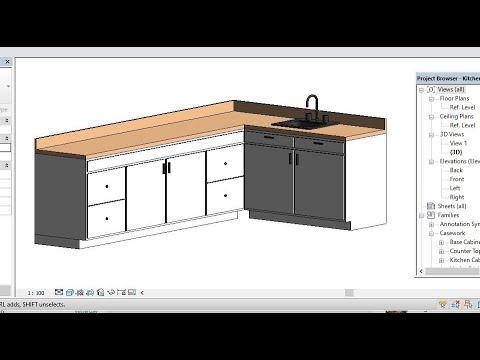 Revit Plan Kitchen
