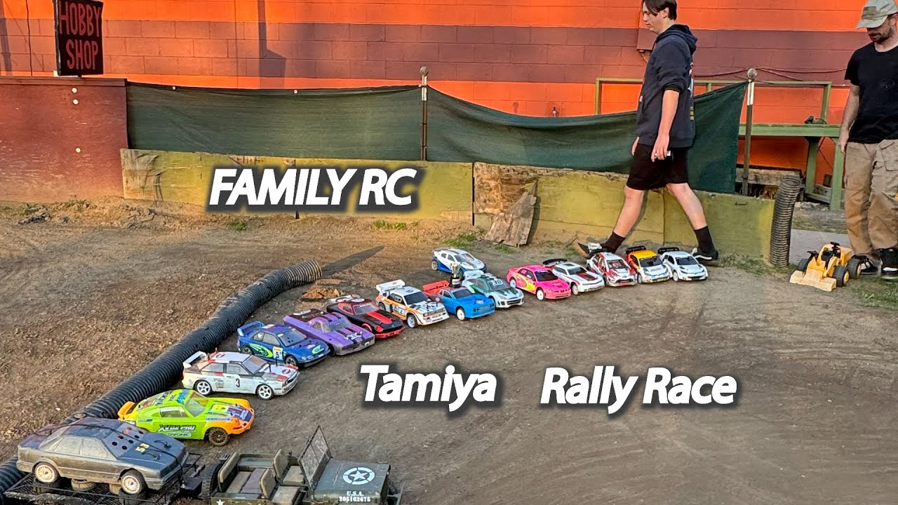 Tamiya Rally Car Race at Family RC Badger Class 4-27-2024 : Hobbywing ...