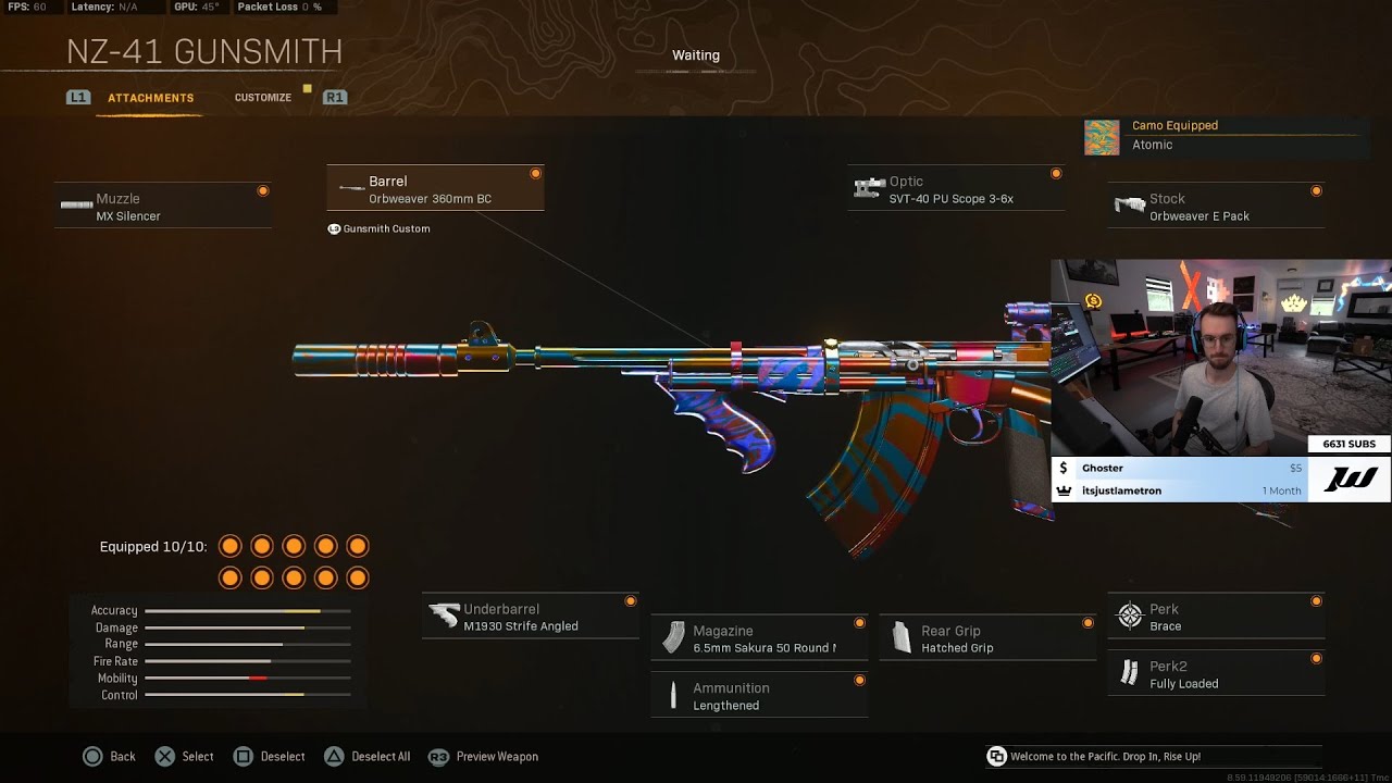 JOEWO SHOWS HIS NEW NZ-41 BUILD | META | BEST WARZONE LOADOUTS - YouTube