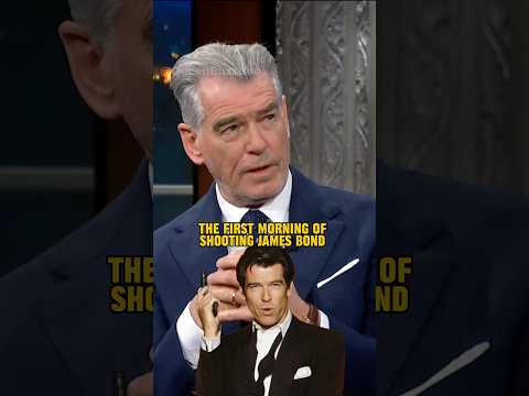 Pierce Brosnan Shares Hilarious Story from His First Day as James Bond 😂 #PierceBrosnan #shorts