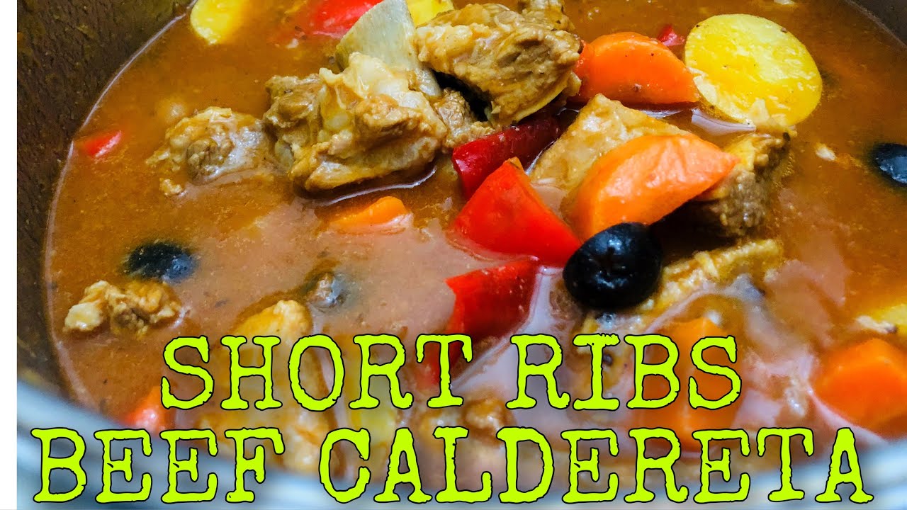 SHORT RIBS BEEF CALDERETA | HOW TO COOK BEEF CALDERETA | KALDERETANG ...