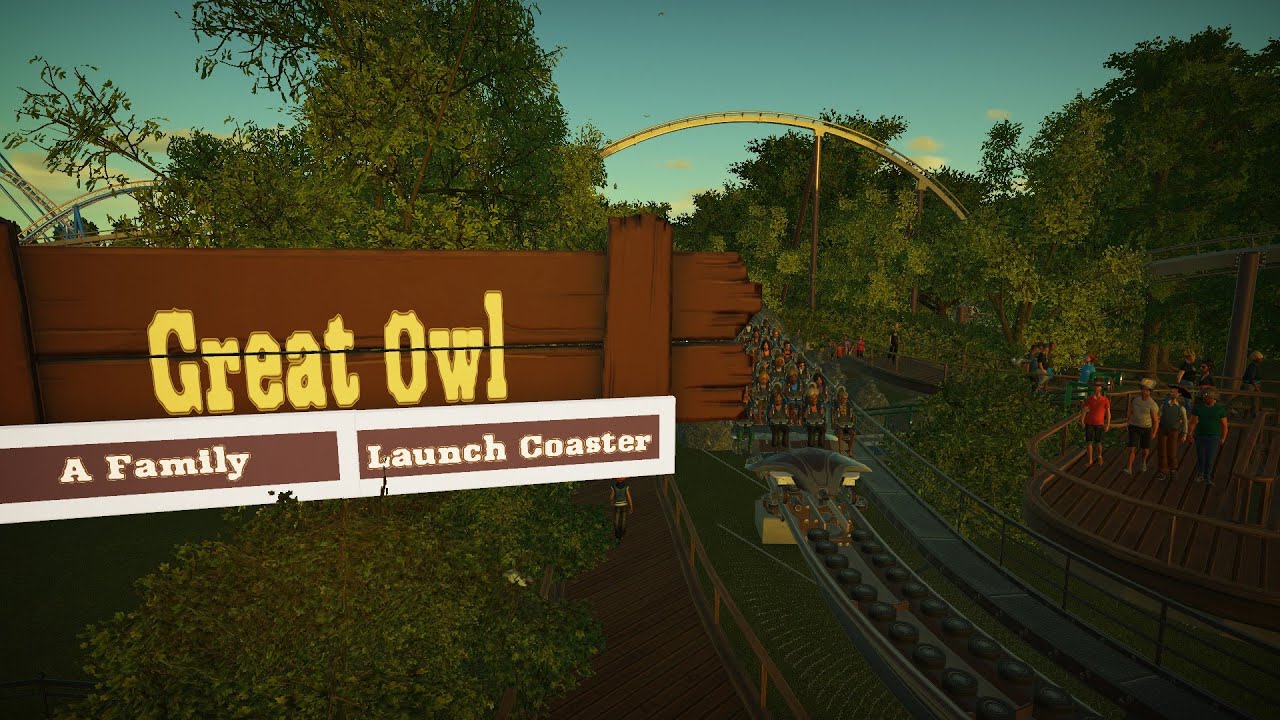 Great Owl: a Family Launch Coaster - YouTube