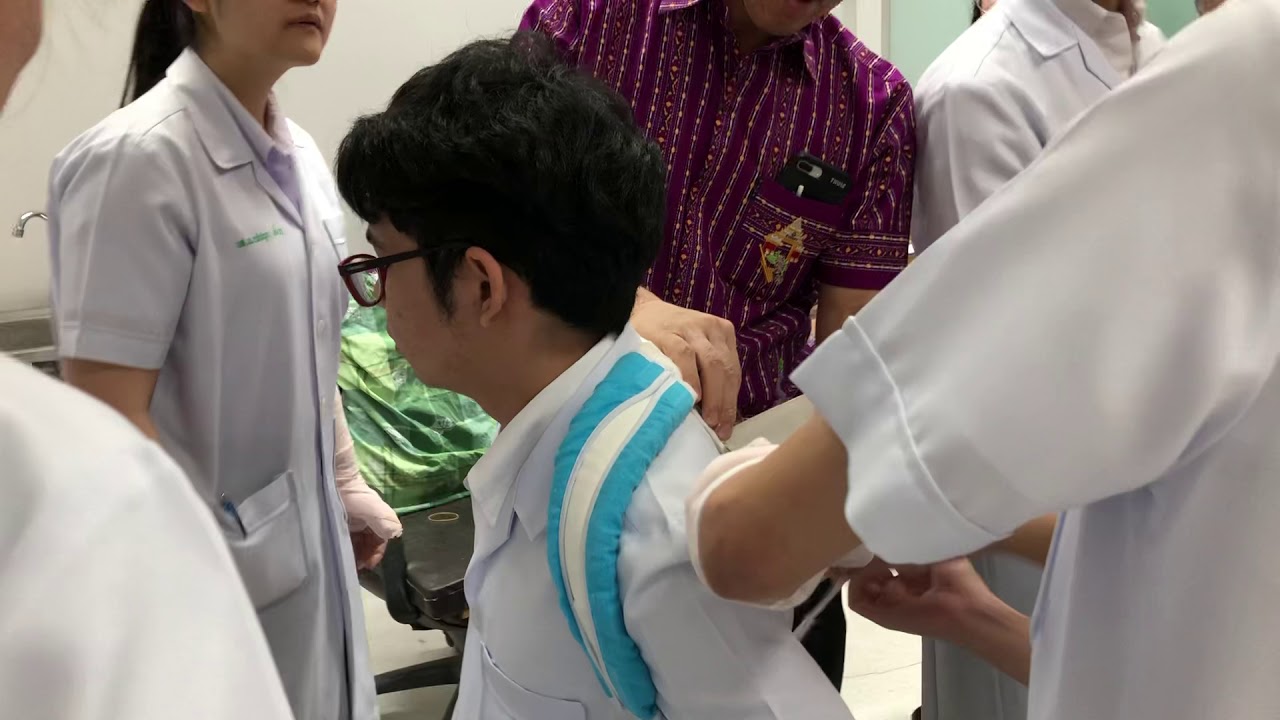 figure of eight splint - YouTube