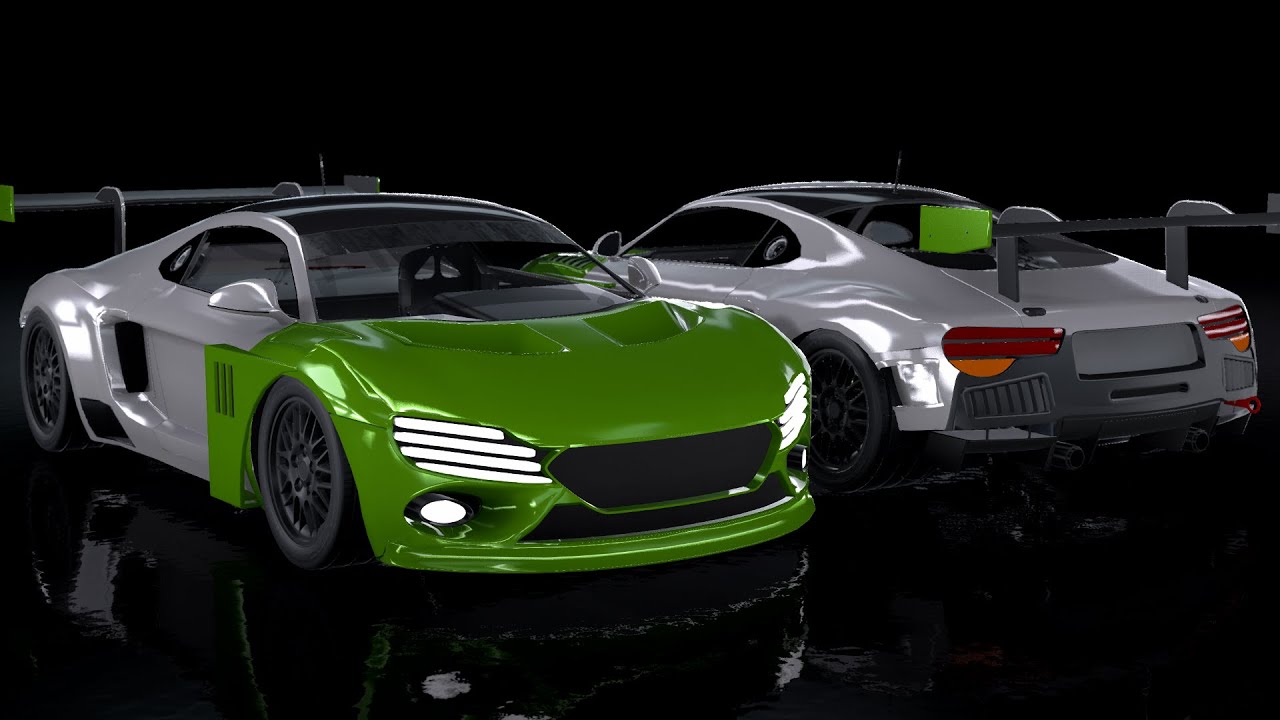 Building an overdetailed GT3 car in Automation - YouTube