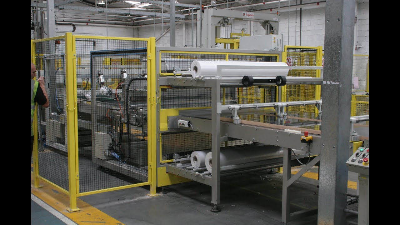Automatic Shrink Wrapper - 1800mm Wide, Side and Center Sealing - YouTube