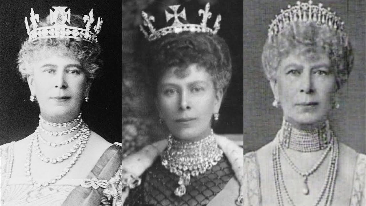 Queen Mary of Teck Wearing Tiara - YouTube
