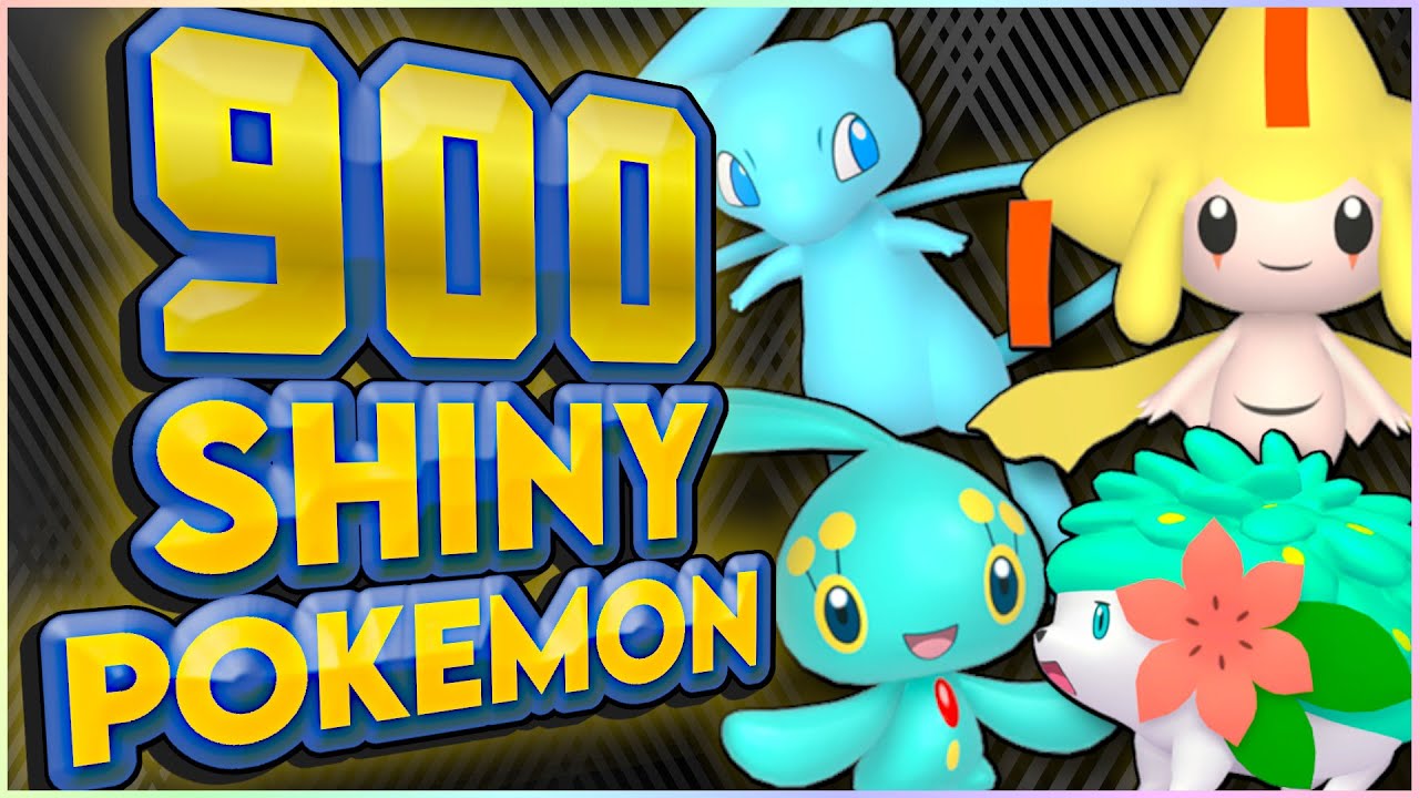 Catching 900 Shiny Pokemon - Sauce McGavin Shiny Dex - YouTube