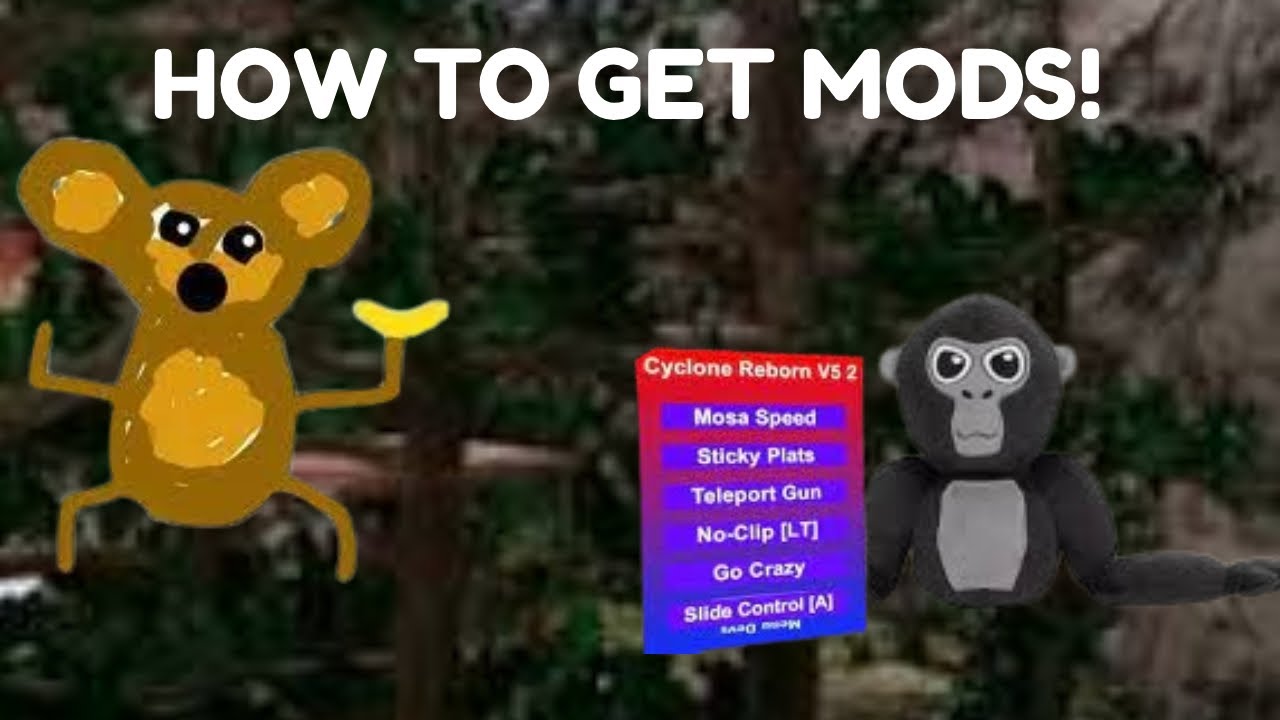 How to get gorilla tag mods! (OCULUS PCVR) - YouTube