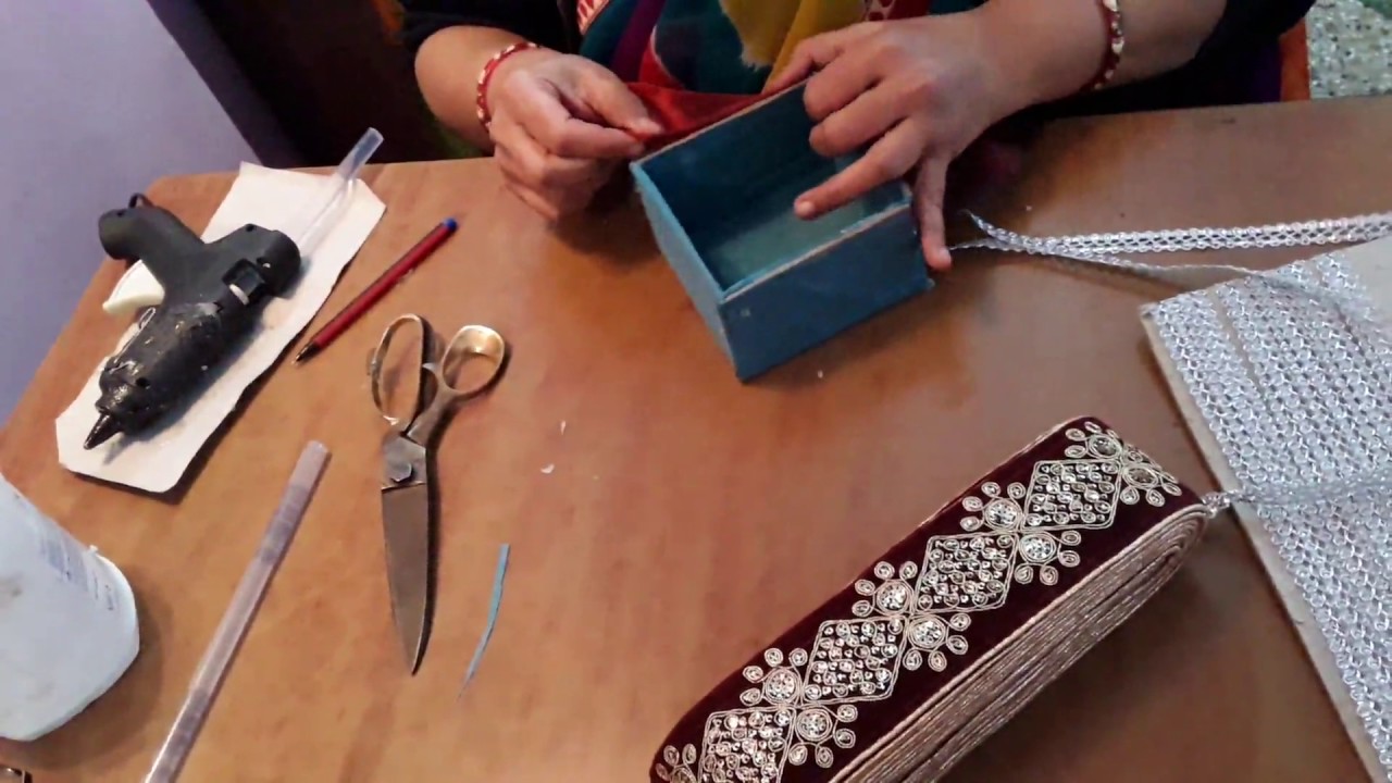 [TUT] How to make decorative box potli ! - YouTube