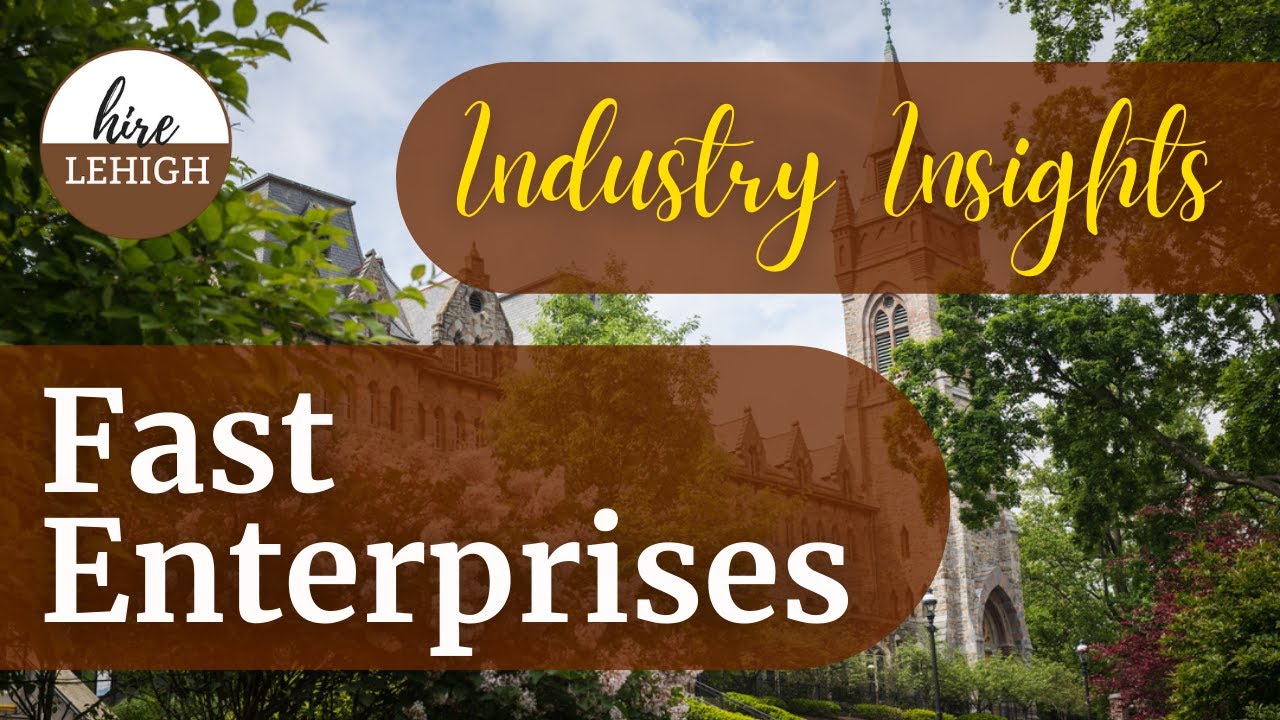 Industry Insights Fast Enterprises (AY '21 '22; Ep. 3) - YouTube