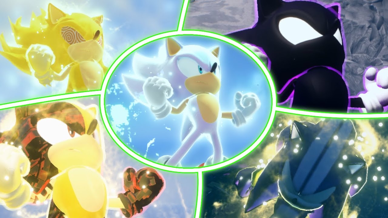 5 Super Forms in Sonic Frontiers | Sonic Frontiers mods Gameplay - YouTube