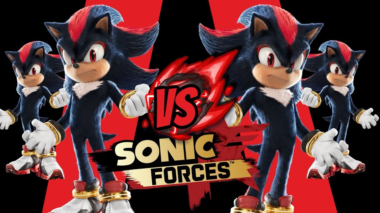 Movie Super Shadow VS Movie Super Shadow ⚡️ EPIC BATTLE ⚡️ Sonic Forces ...