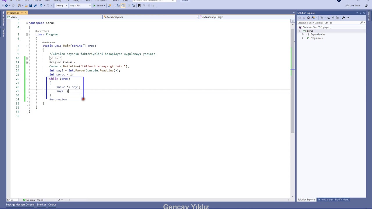 C# Algoritma Soruları (Soru 5 - Çözüm 2) - YouTube
