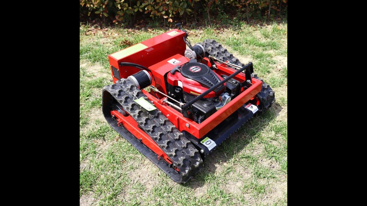 Косилка на радиоуправлении HT 550 ? Radio-controlled mower HT 550 - YouTube